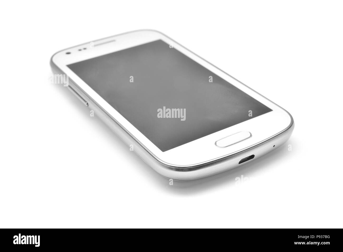 smartphone isolated on white Stock Photo - Alamy