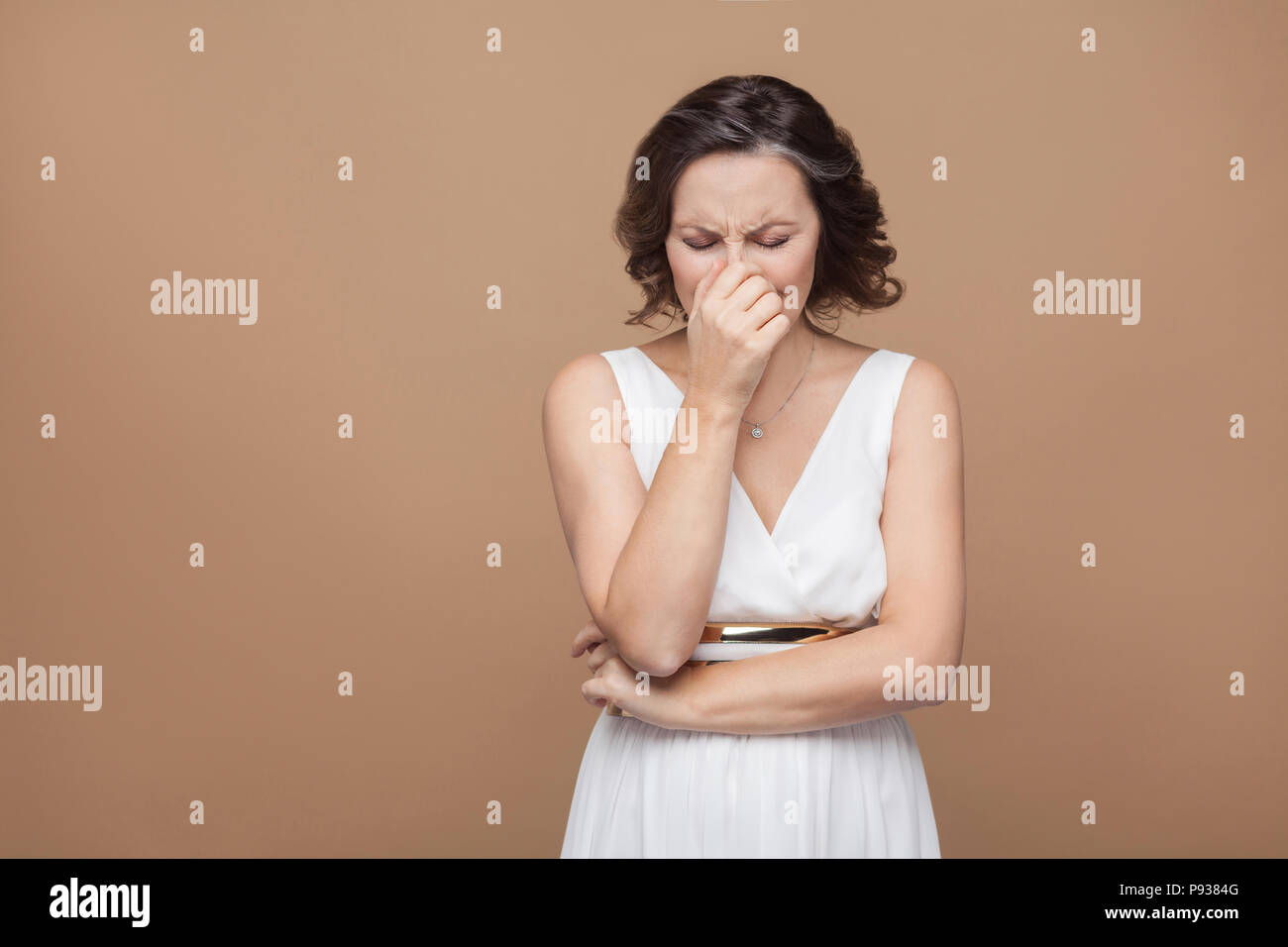 Middle aged businesswoman lost hi-res stock photography and images - Alamy