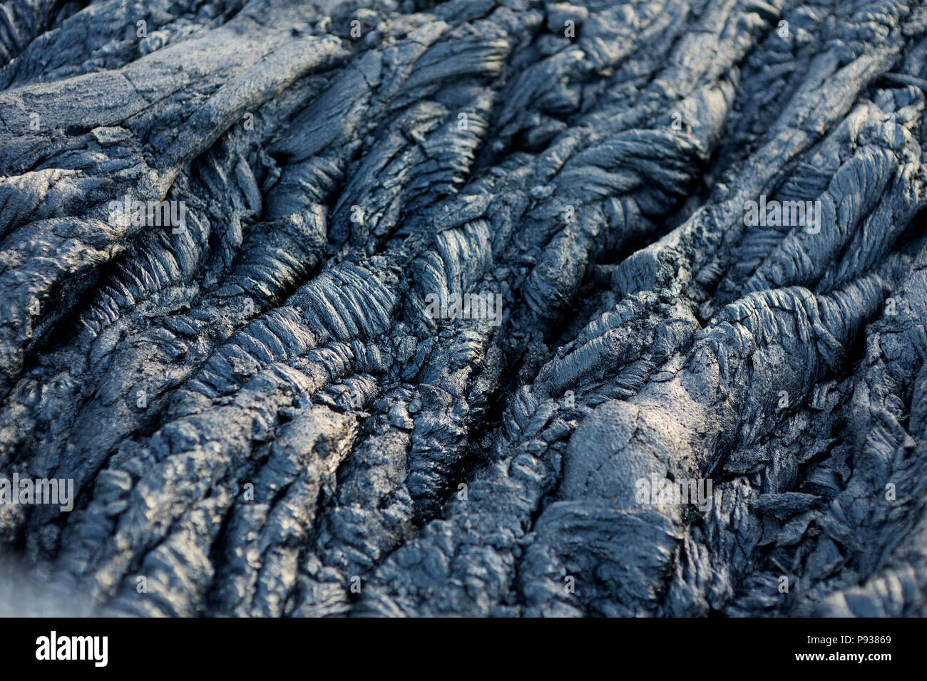 Pahoehoe of rope lava flow hi-res stock photography and images - Alamy