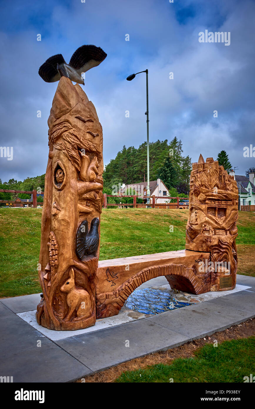 Scottish village carrbridge hi-res stock photography and images - Alamy