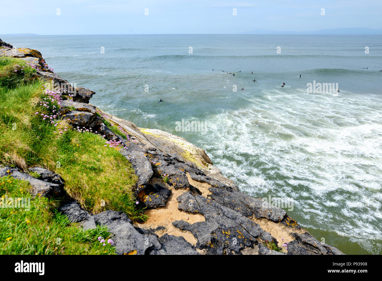 Spectacular Tullan Strand, one of Donegal's renowned surf beaches ...
