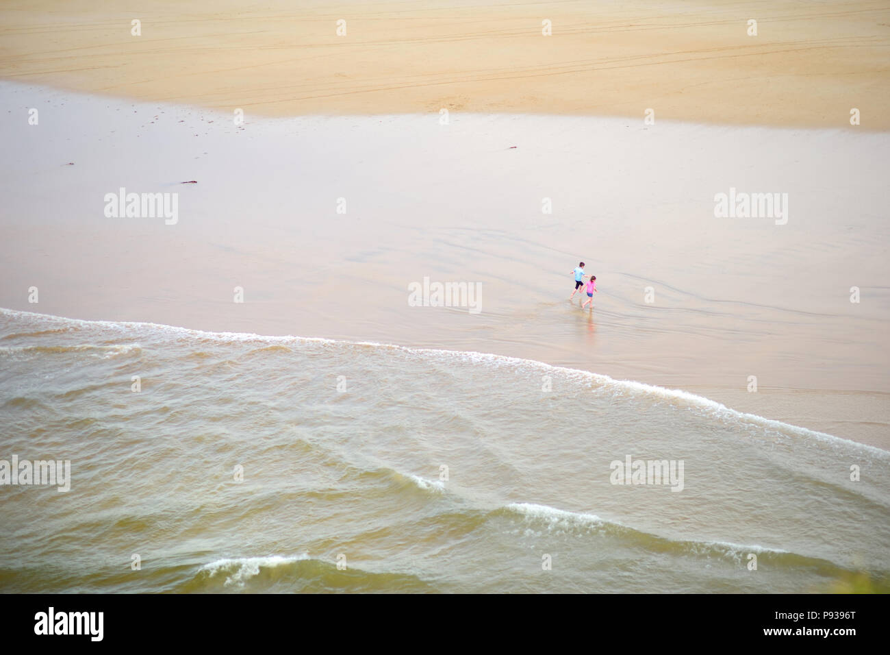 Spectacular Tullan Strand, one of Donegal's renowned surf beaches ...