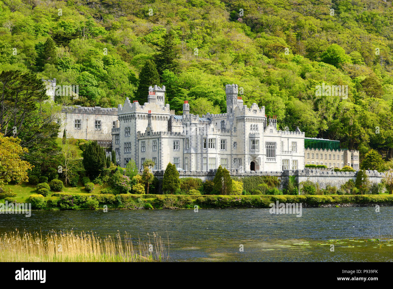 Kylemore Abbey, a Benedictine monastery founded on the grounds of ...