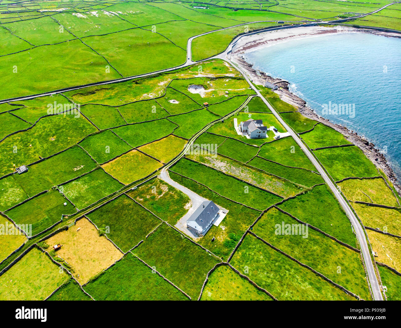 Aran islands ireland aerial hi-res stock photography and images - Alamy