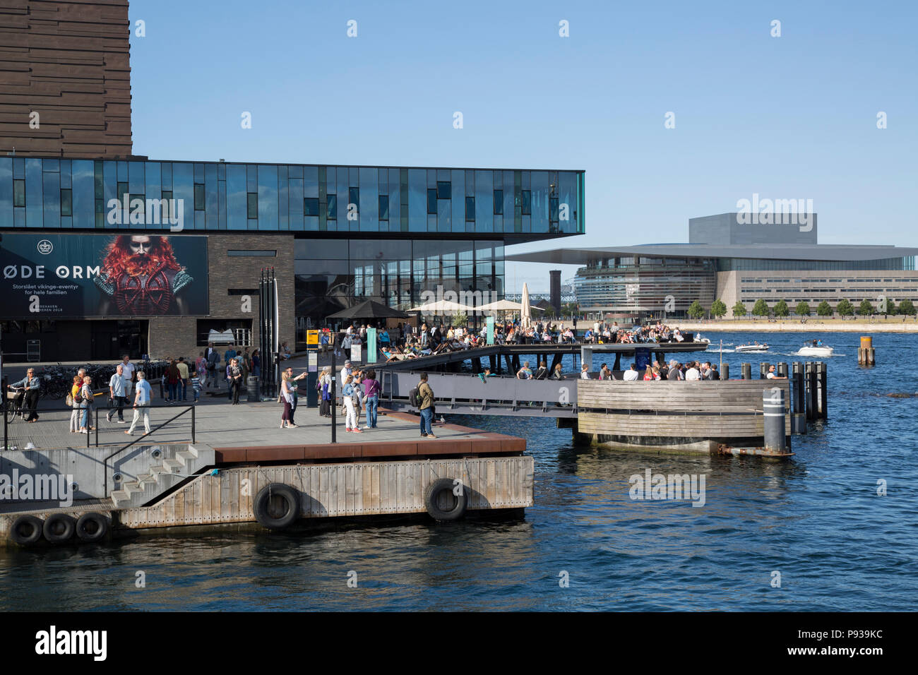 Royal Danish Playhouse and Opera House, Copenhagen; Denmark Stock Photo ...
