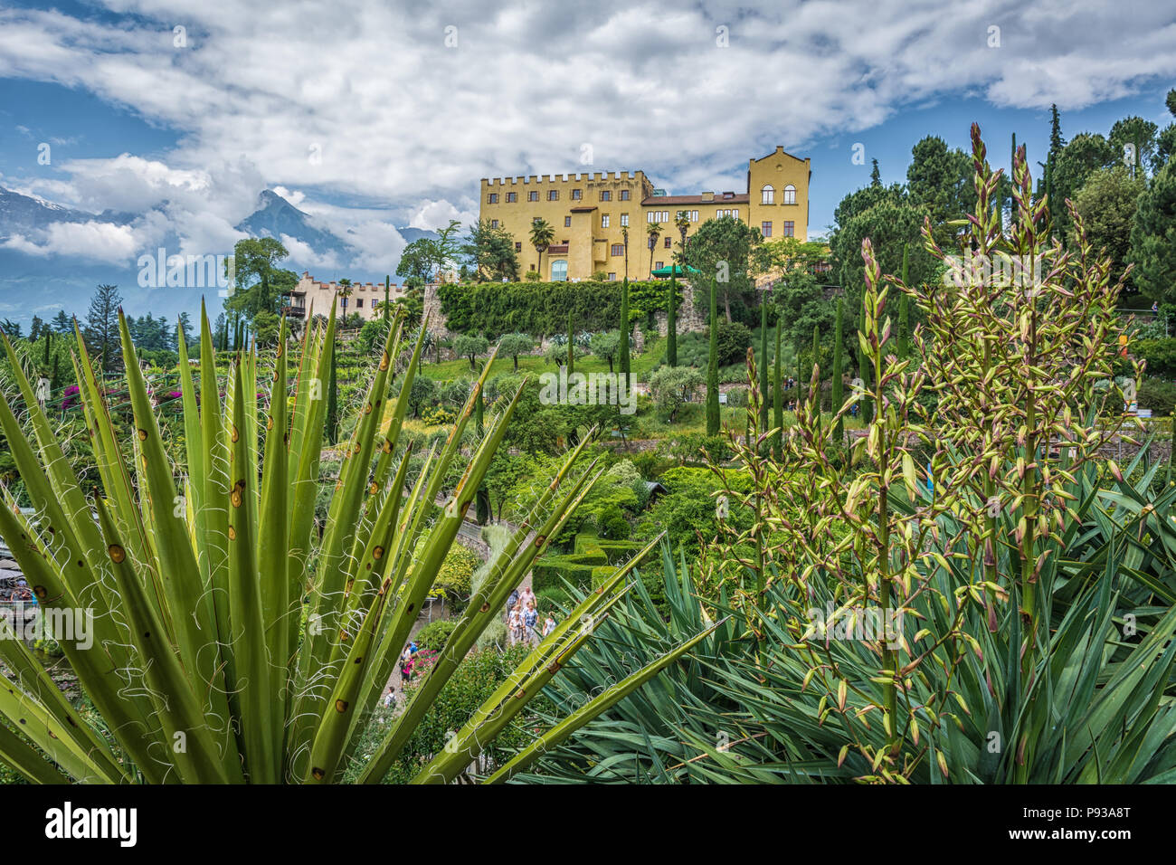 The Gardens of Trauttmansdorff Castle, Meran (Merano),South tyrol ...