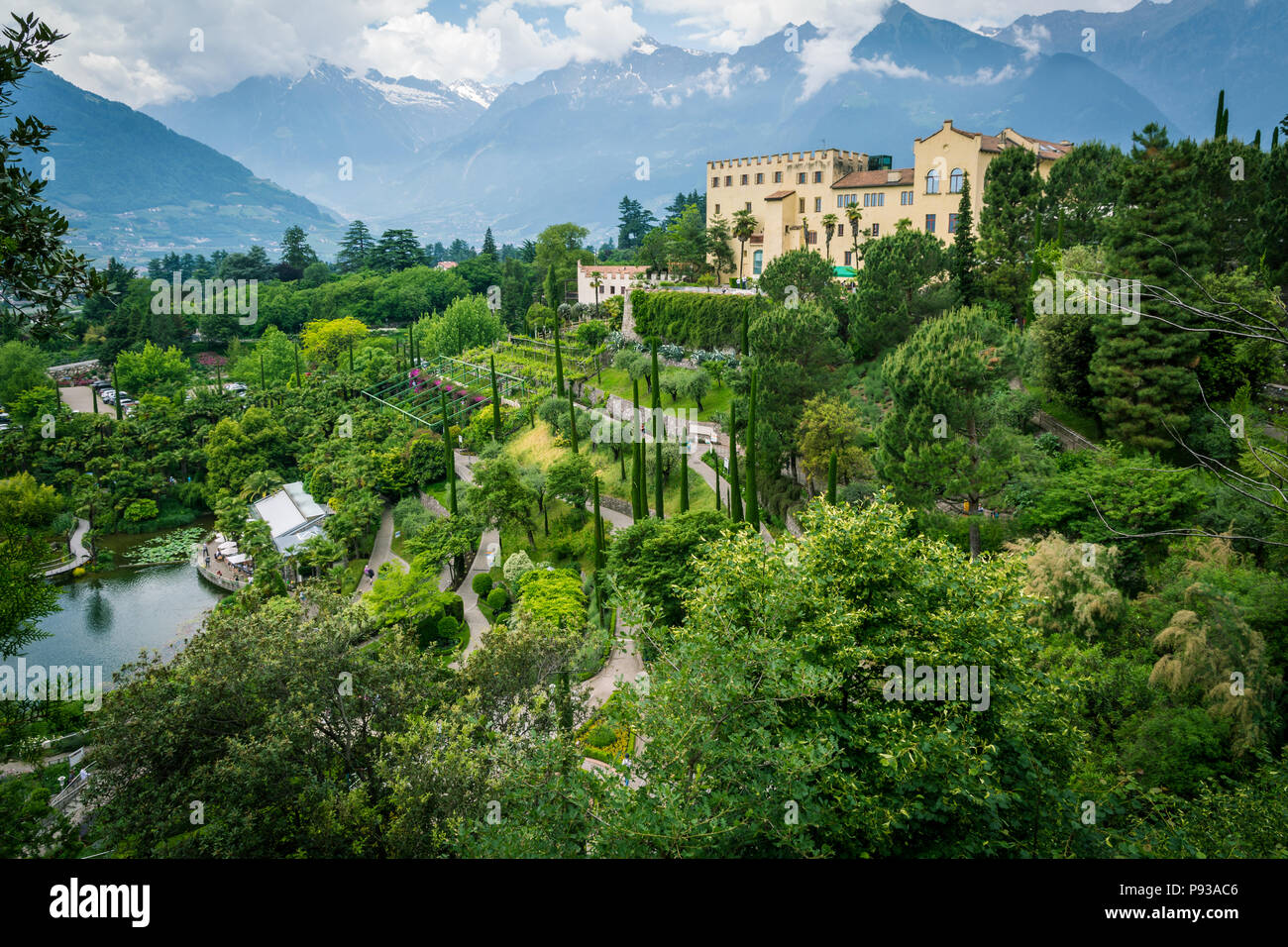 The Gardens of Trauttmansdorff Castle, Meran (Merano),South tyrol ...
