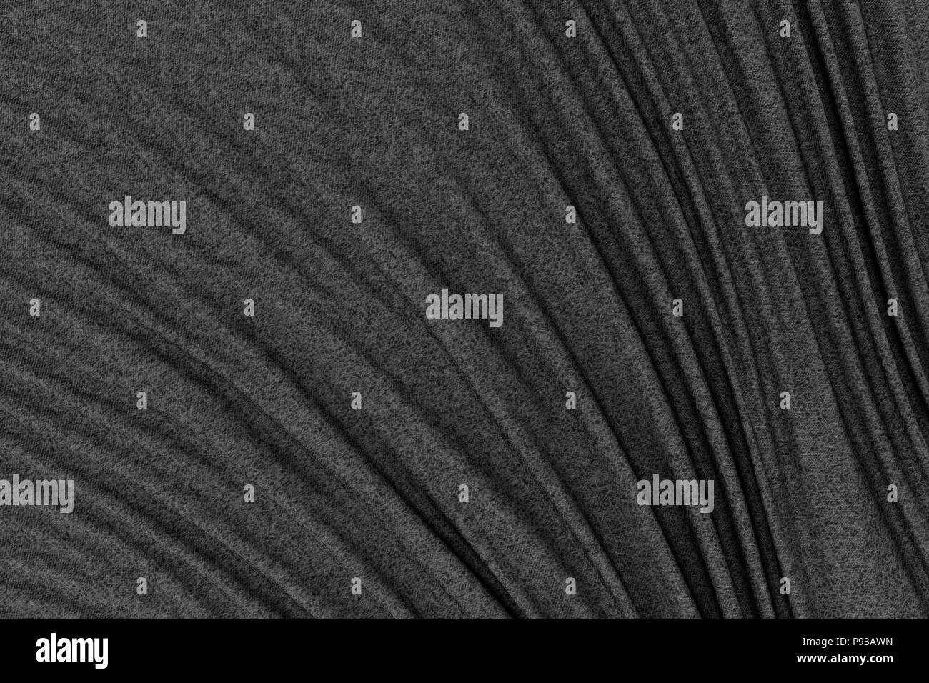Black fabric folds. 3d render Stock Photo - Alamy