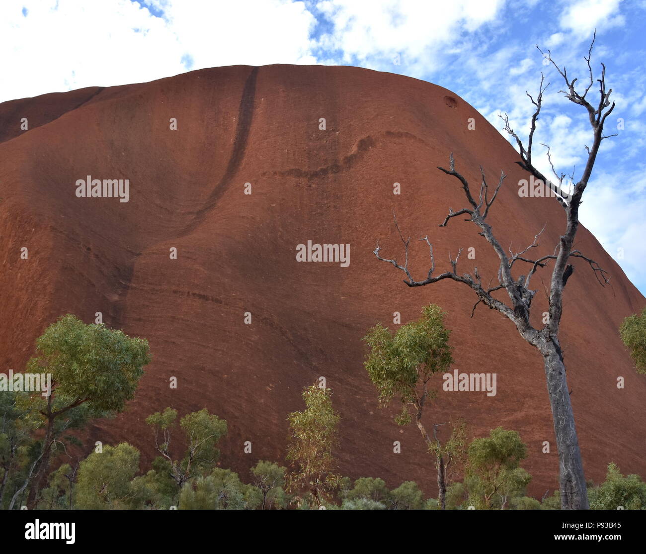 Yulara, Australia - Jun 10, 2018. The scenery landscape of Uluru known ...