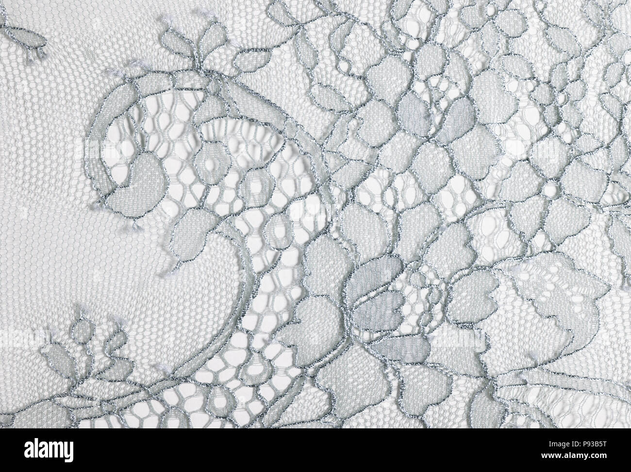 White lace texture background. Closeup Stock Photo - Alamy