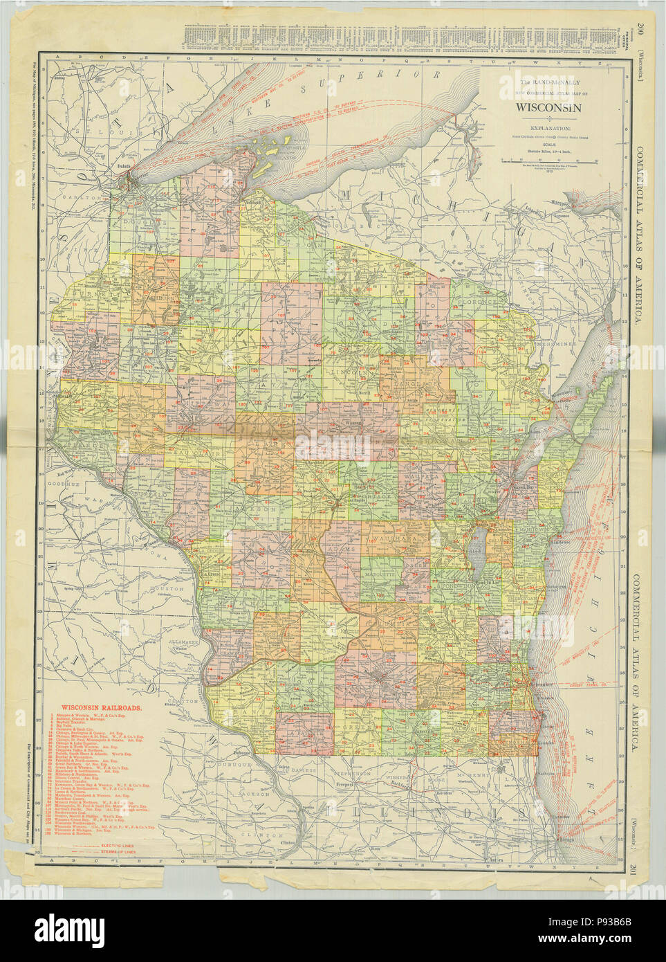 Wisconsin Map High Resolution Stock Photography and Images - Alamy