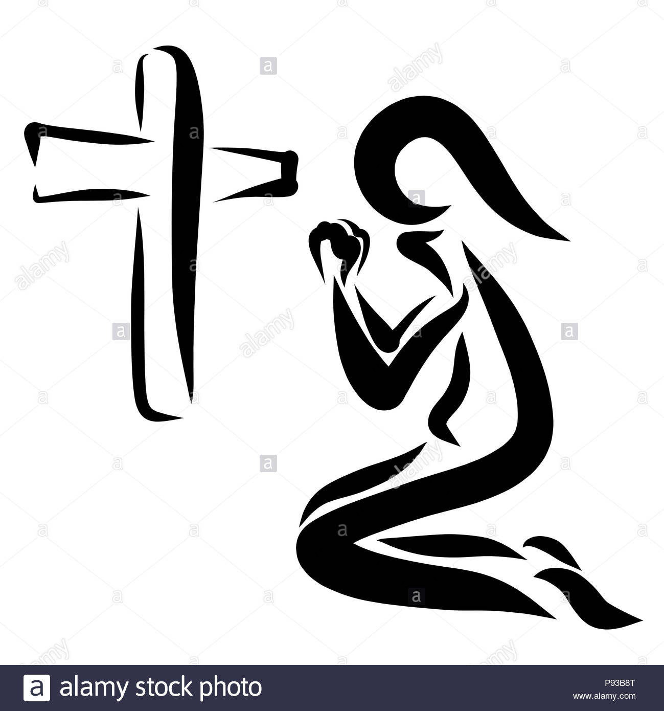 A Symbol Of Humble Repentance Stock Photos & A Symbol Of Humble ...