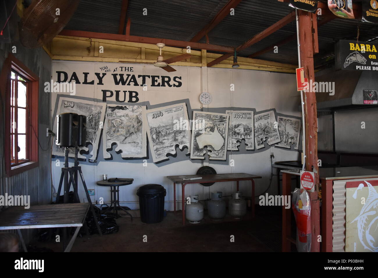 Daly Waters, Australia - Jun 13, 2018. The famous Daly Waters historic ...