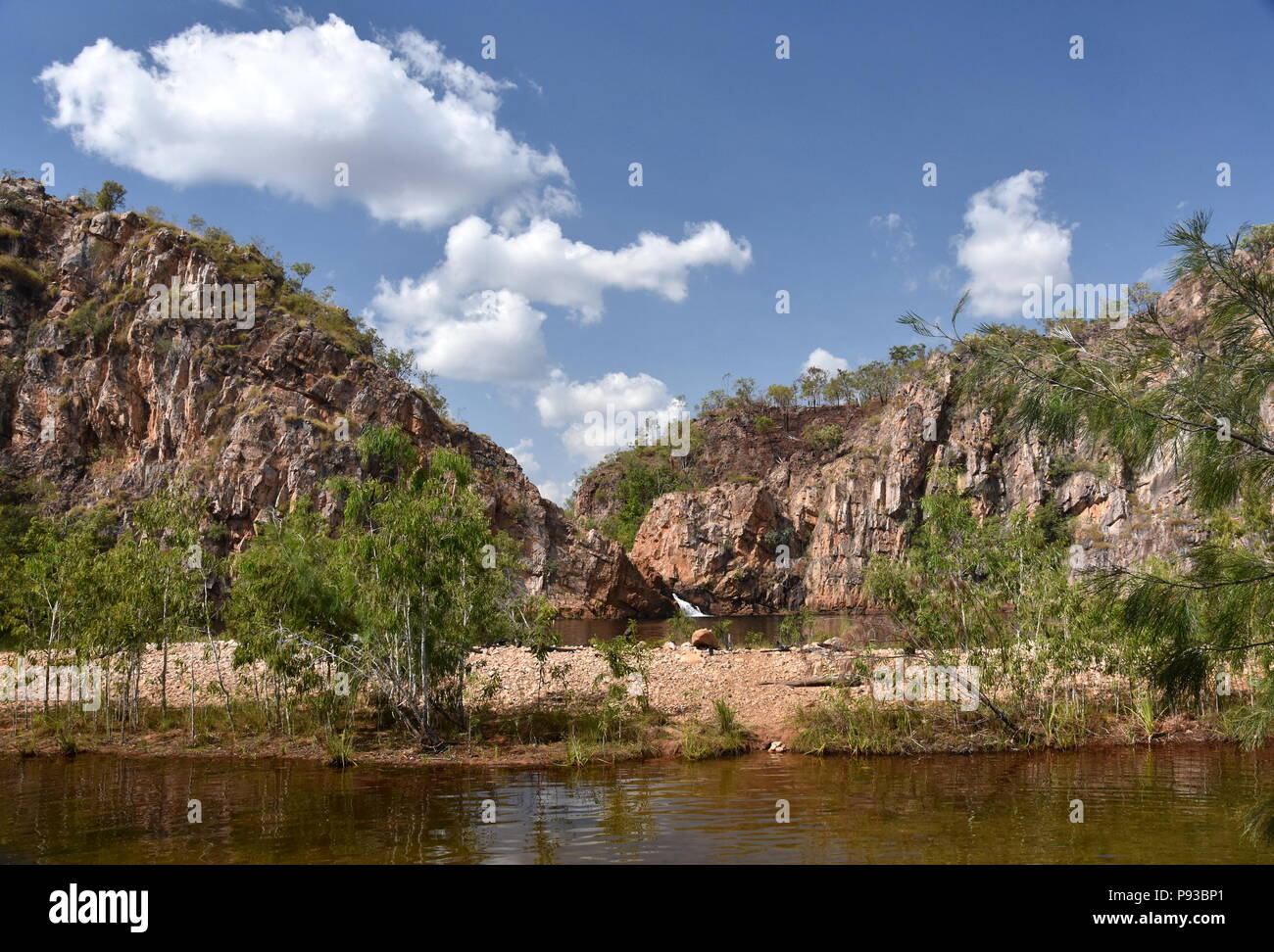 Edith Falls is a series of cascading waterfalls and pools on the Edith ...