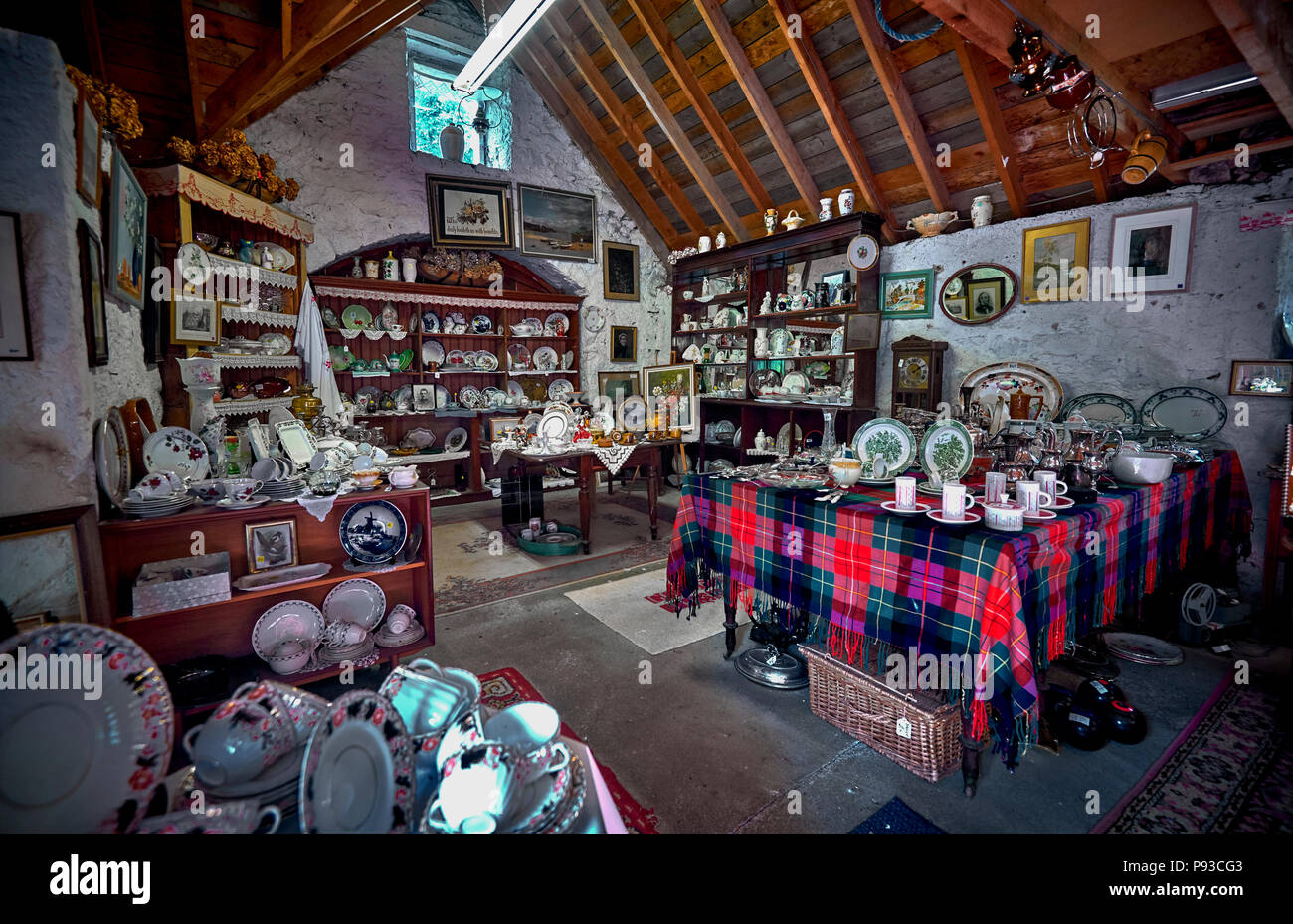 Auldearn Antiques (SC18 Stock Photo - Alamy