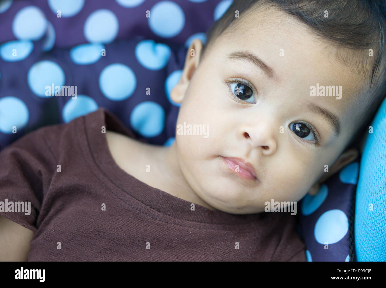 Baby boy face hi-res stock photography and images - Alamy
