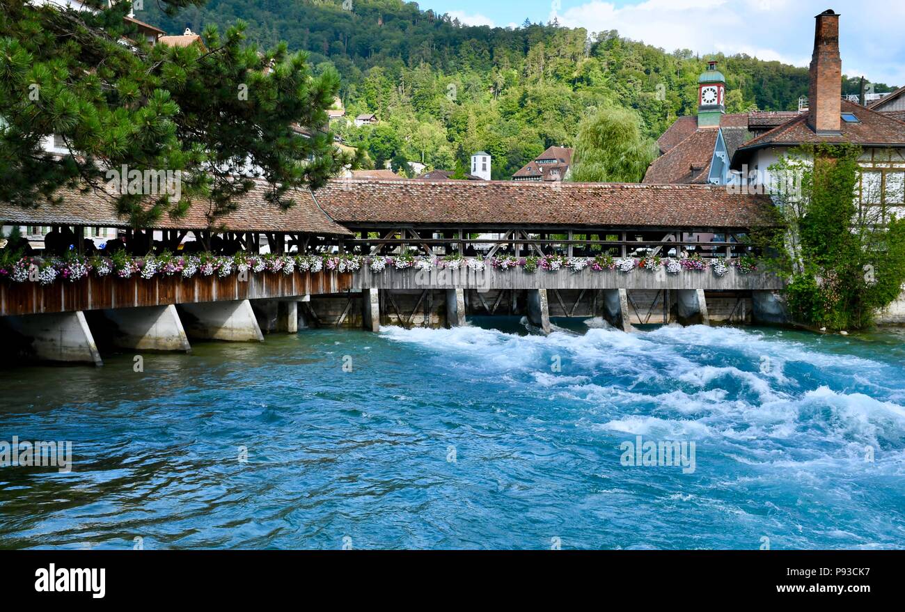 Thun bridge hi-res stock photography and images - Alamy