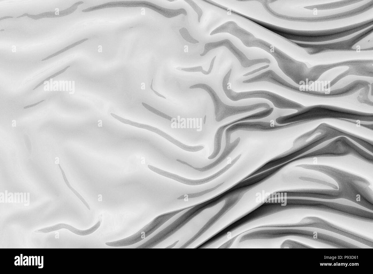 White fabric folds. 3d render Stock Photo - Alamy