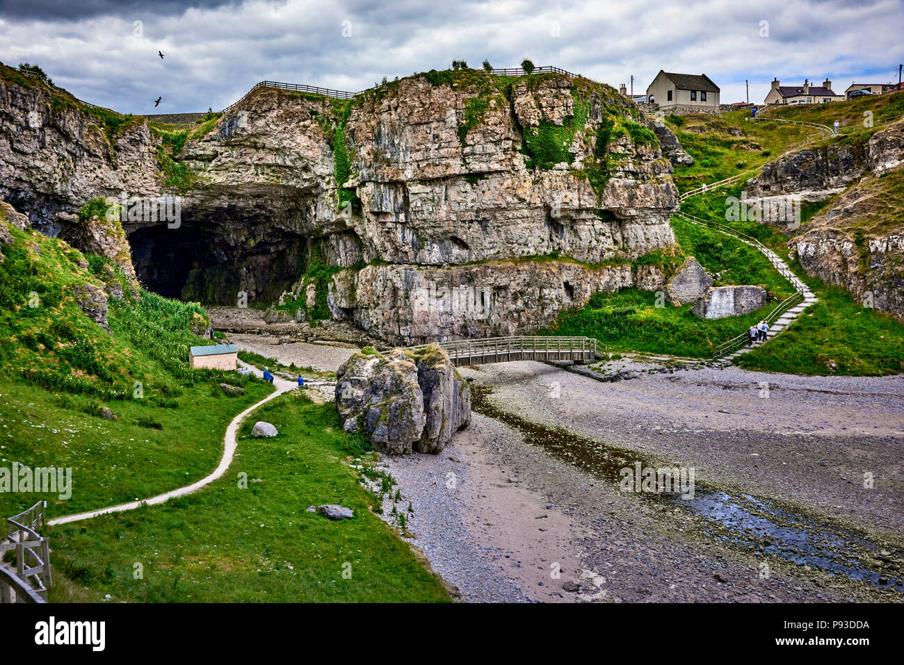 Smoo Cave (SC18 Stock Photo - Alamy