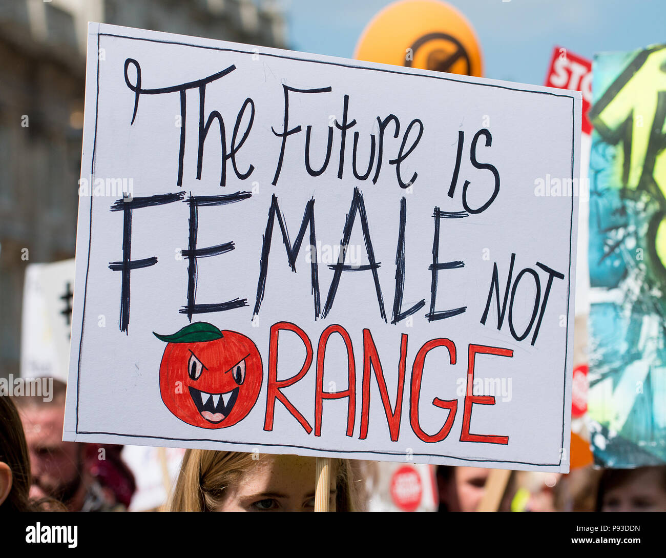 Anti donald trump poster hi-res stock photography and images - Alamy