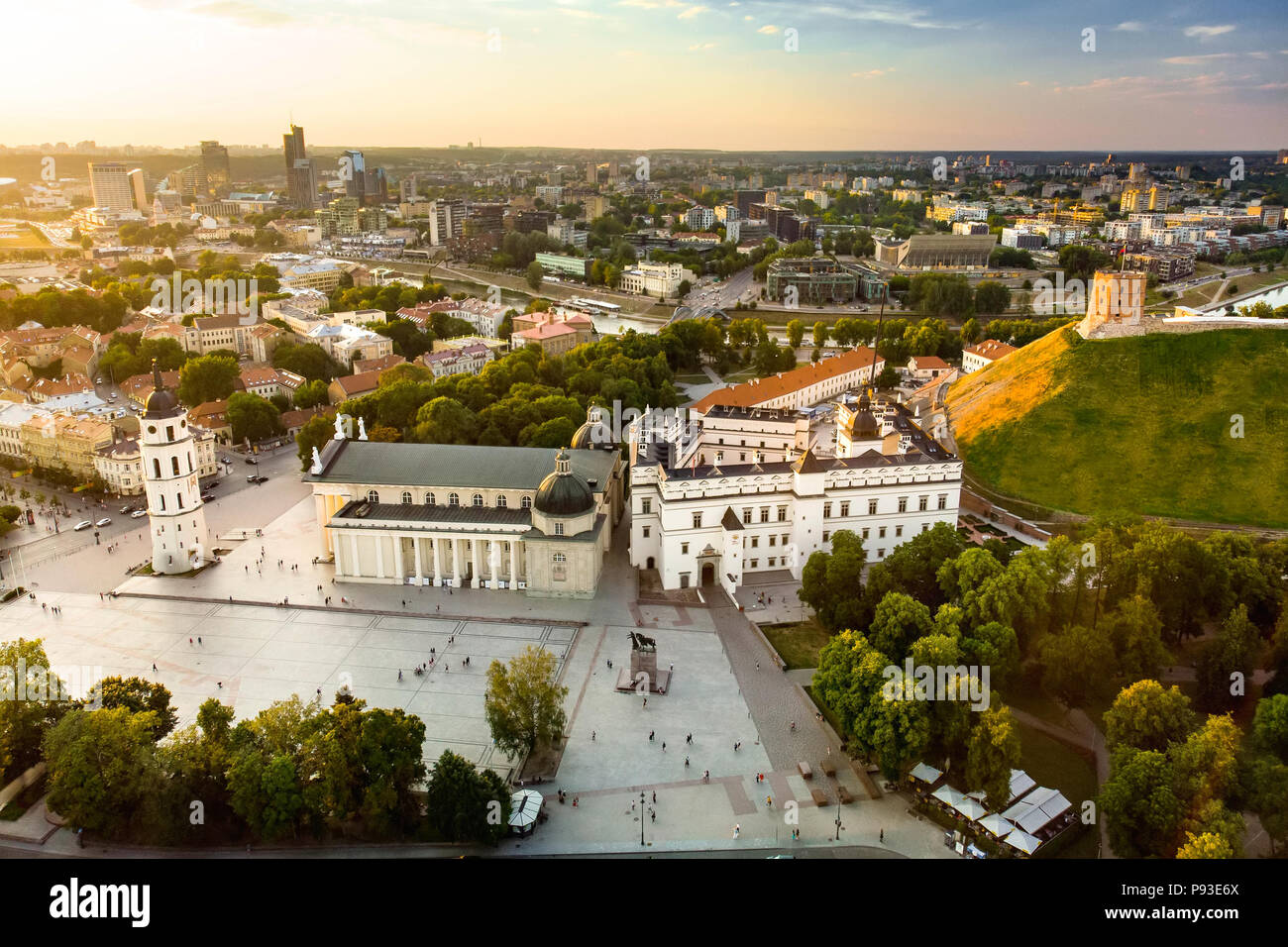 Aerial view of the main square hi-res stock photography and images - Alamy