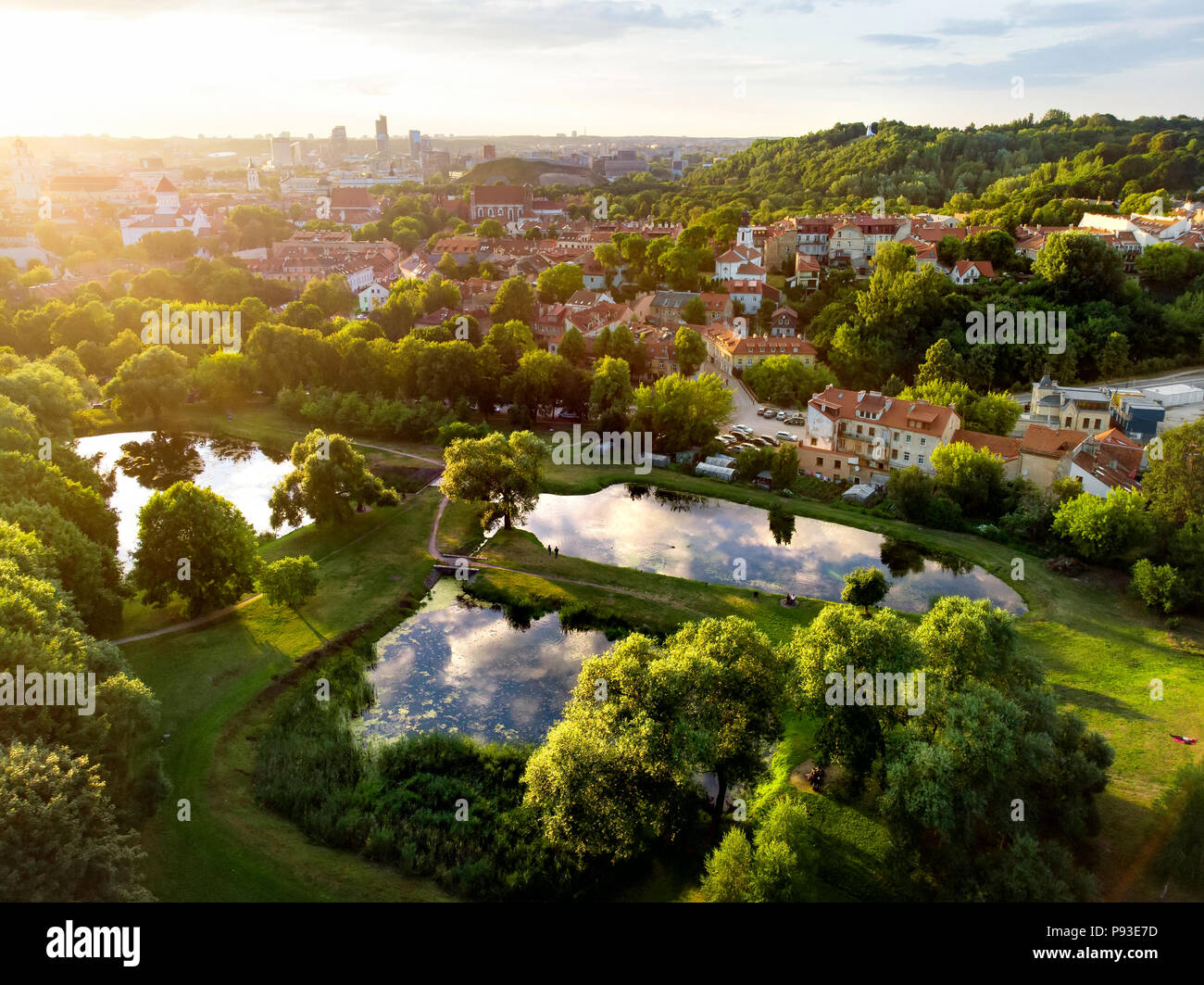 Spring in the city vilnius hi-res stock photography and images - Alamy