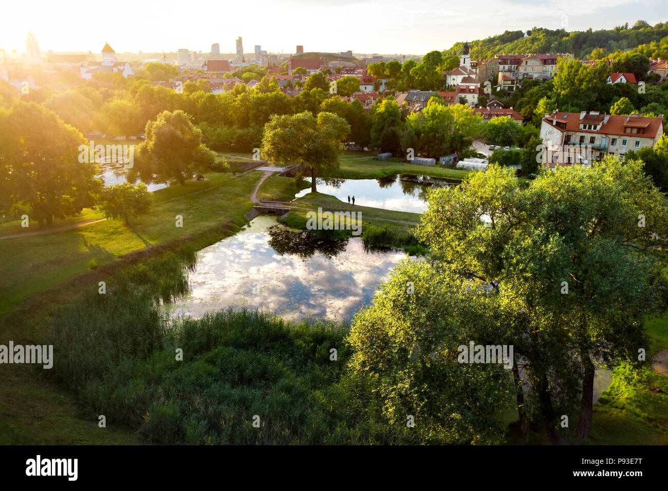 Spring in the city vilnius hi-res stock photography and images - Alamy