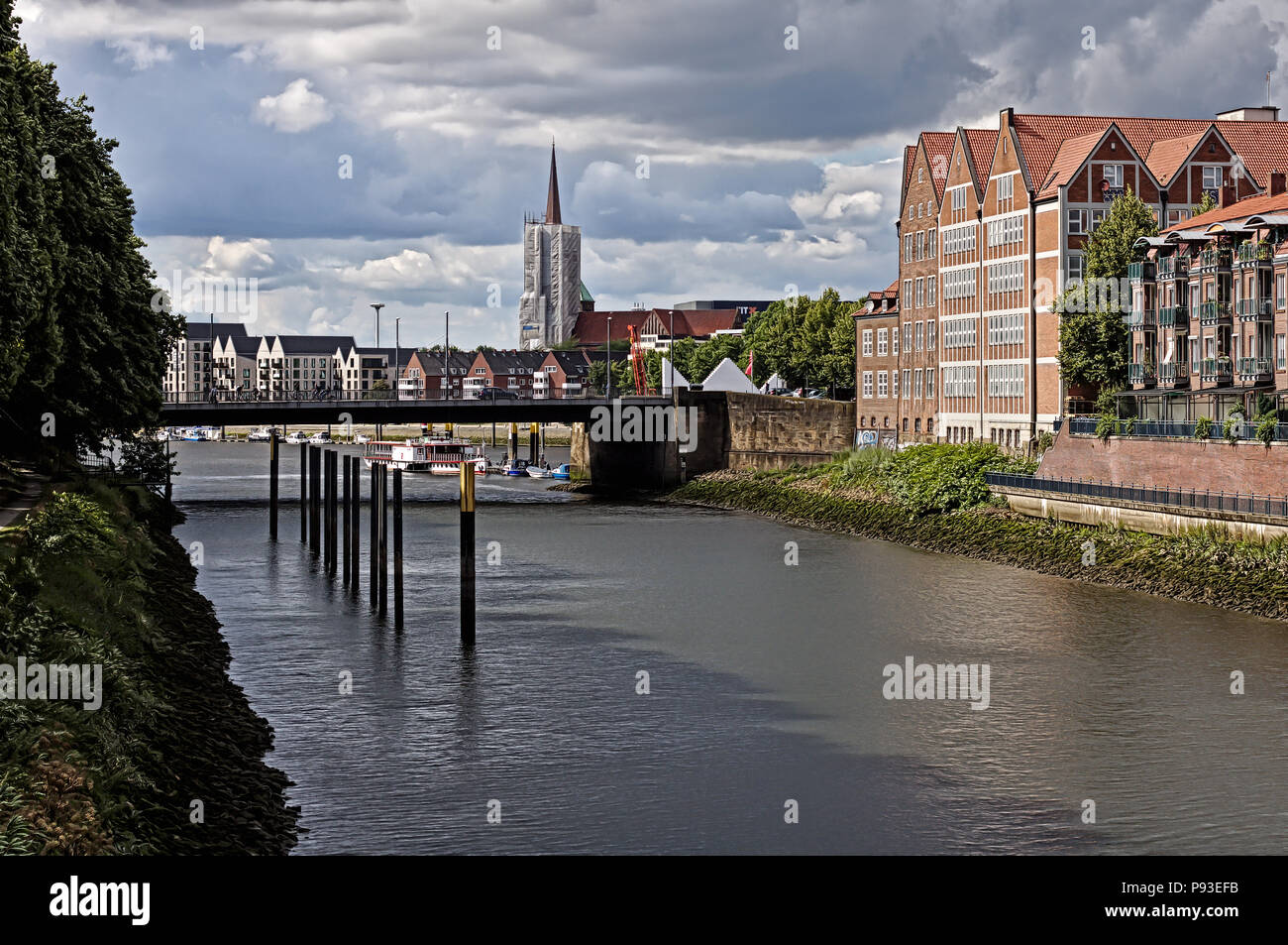 Weser river waterfront hi-res stock photography and images - Alamy