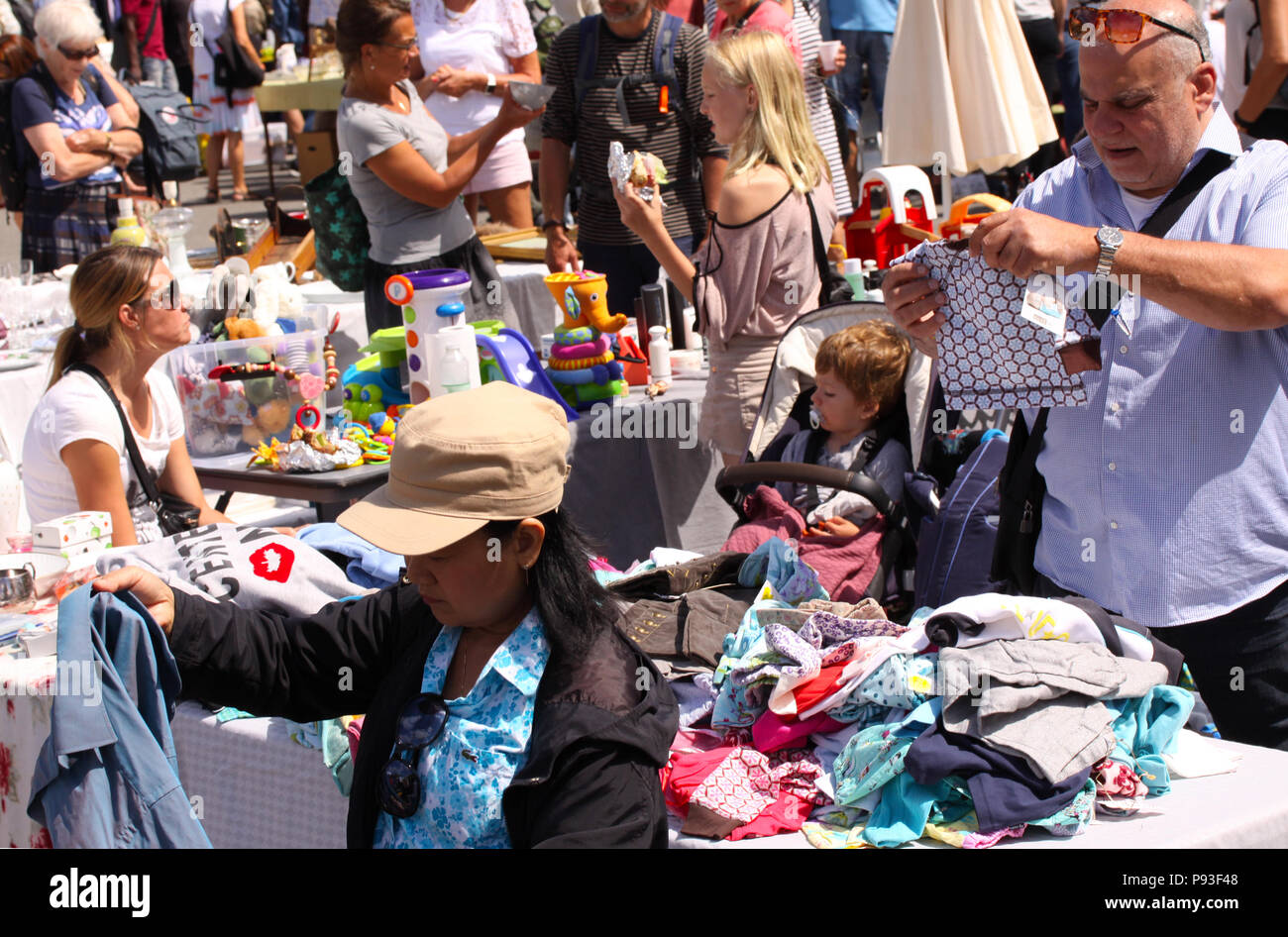Jumble Sale Clothes High Resolution Stock Photography and Images - Alamy