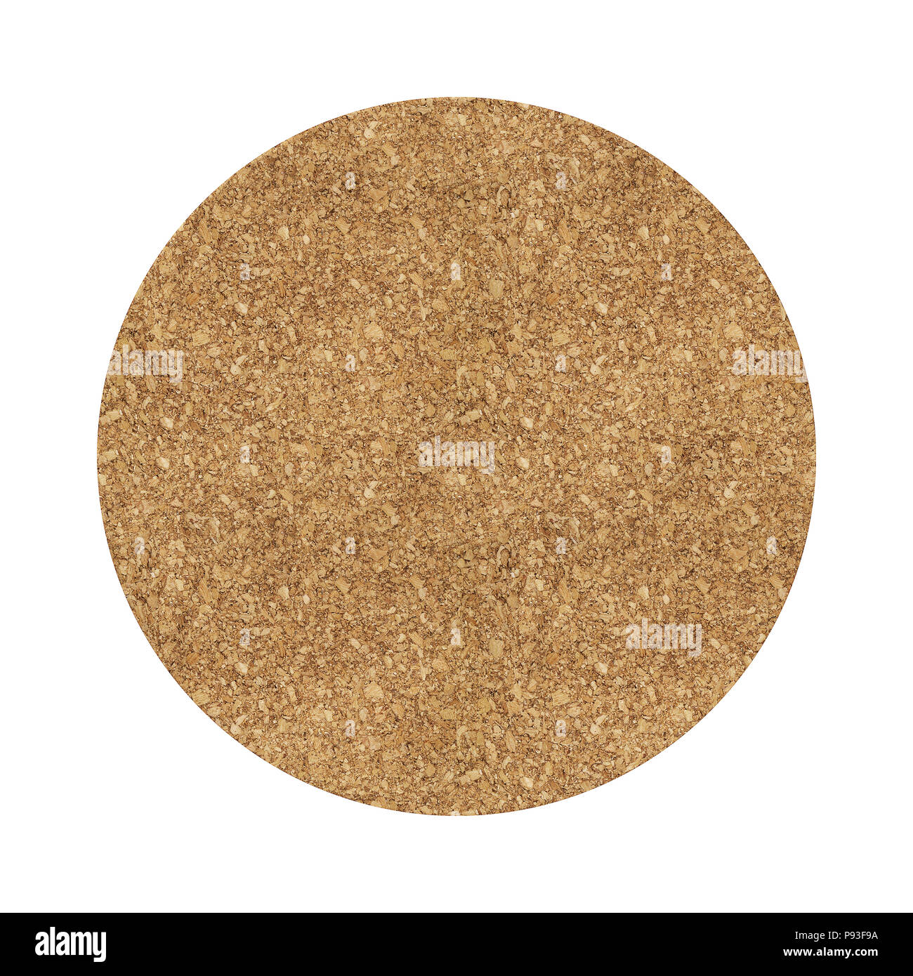 Round bear coaster. Isolated on white background. Include clipping path ...