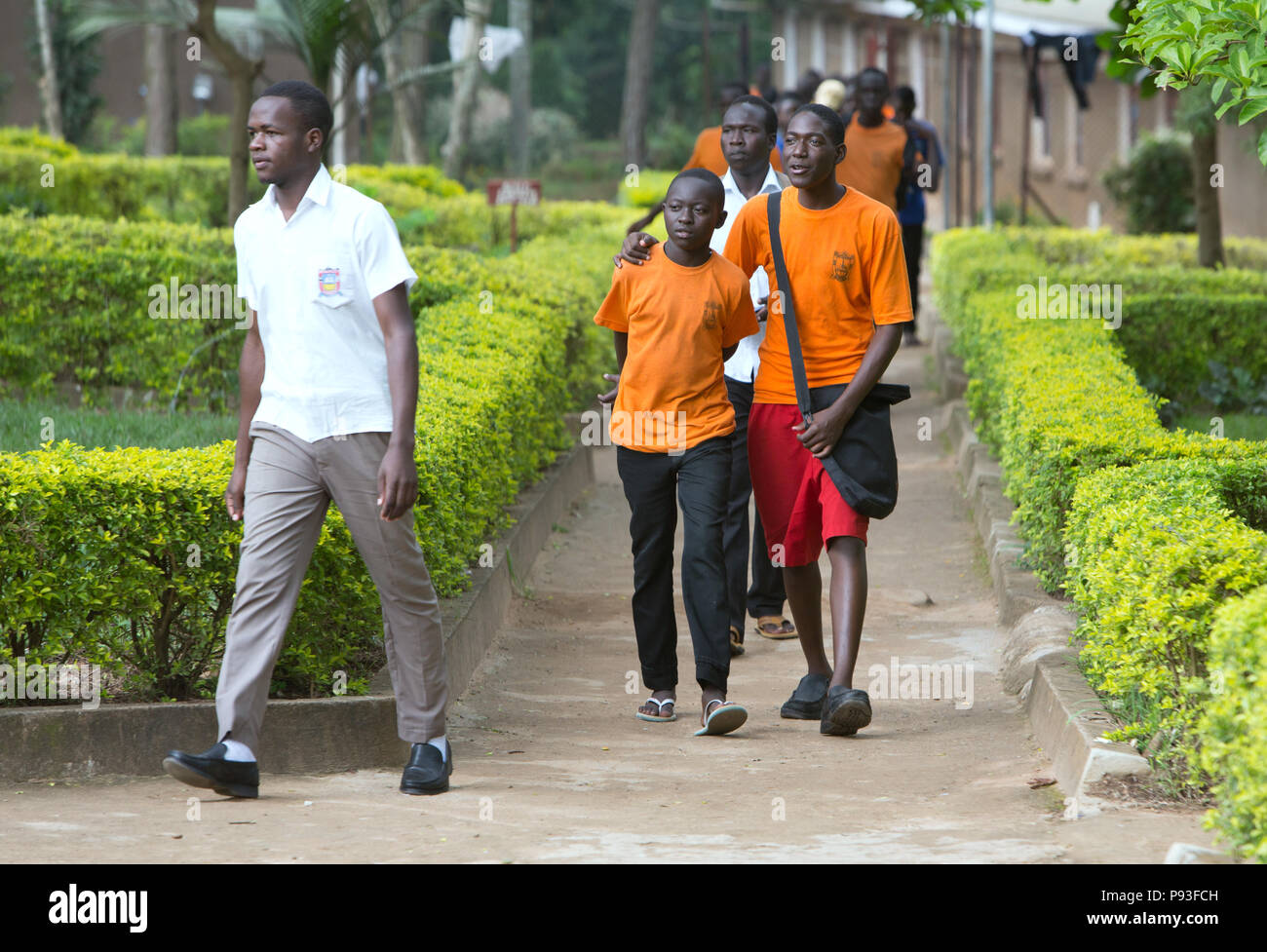 Bombo, Uganda - Students of the Don Bosco Vocational Training Center ...