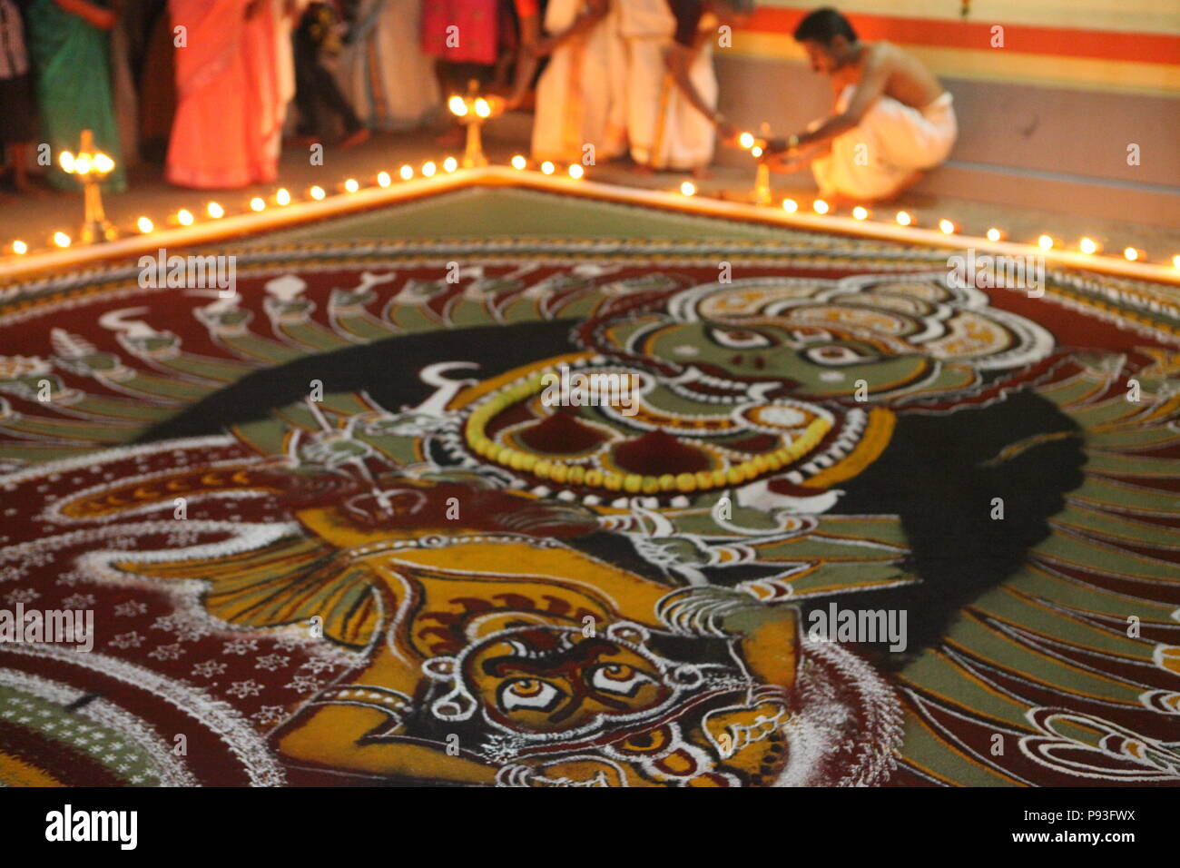 mudiyettu is the ritualistic art form of kerala,it is the mythological ...