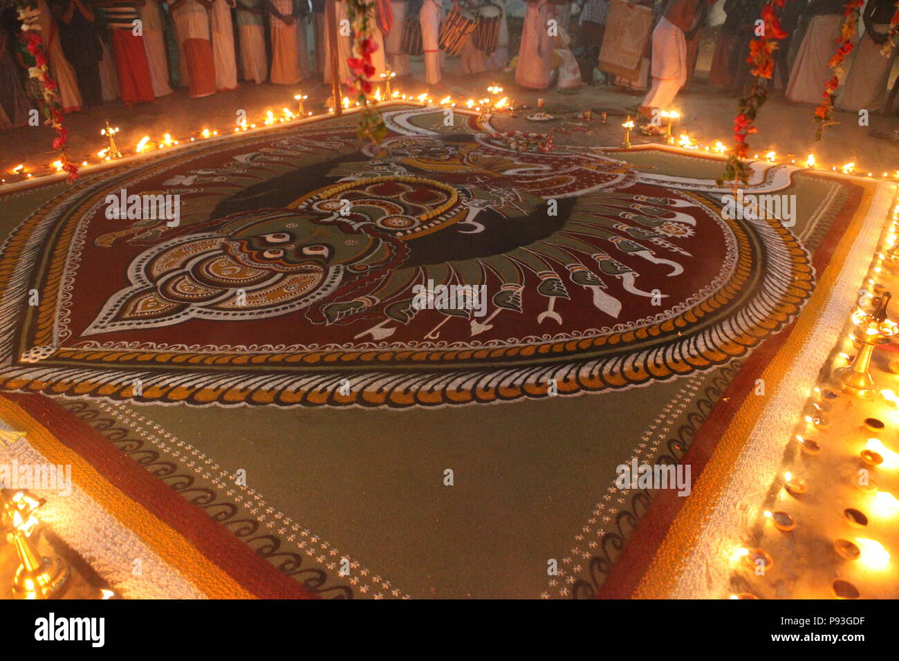 mudiyettu is the ritualistic art form of kerala,it is the mythological ...