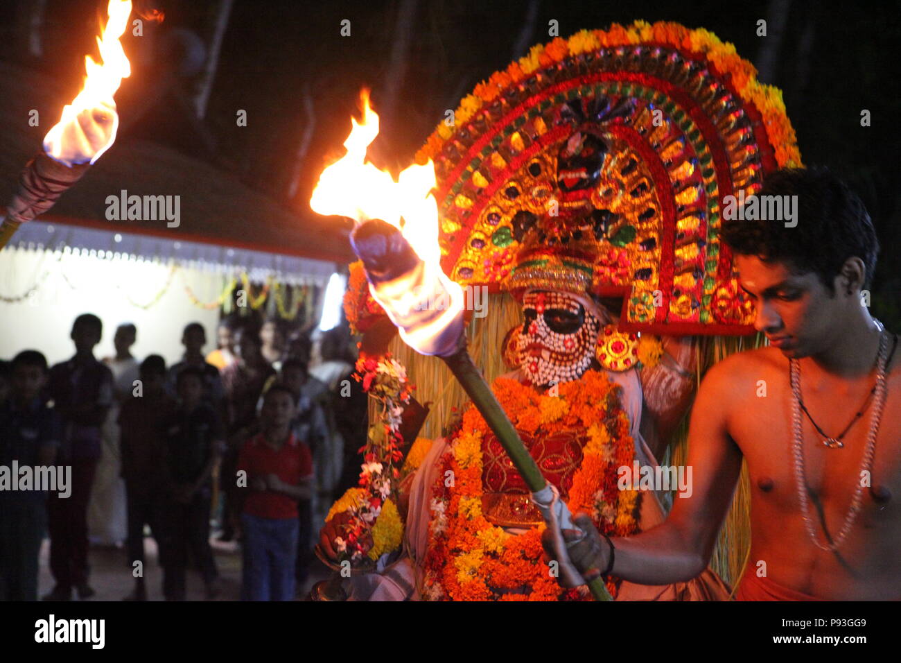 mudiyettu is the ritualistic art form of kerala,it is the mythological ...