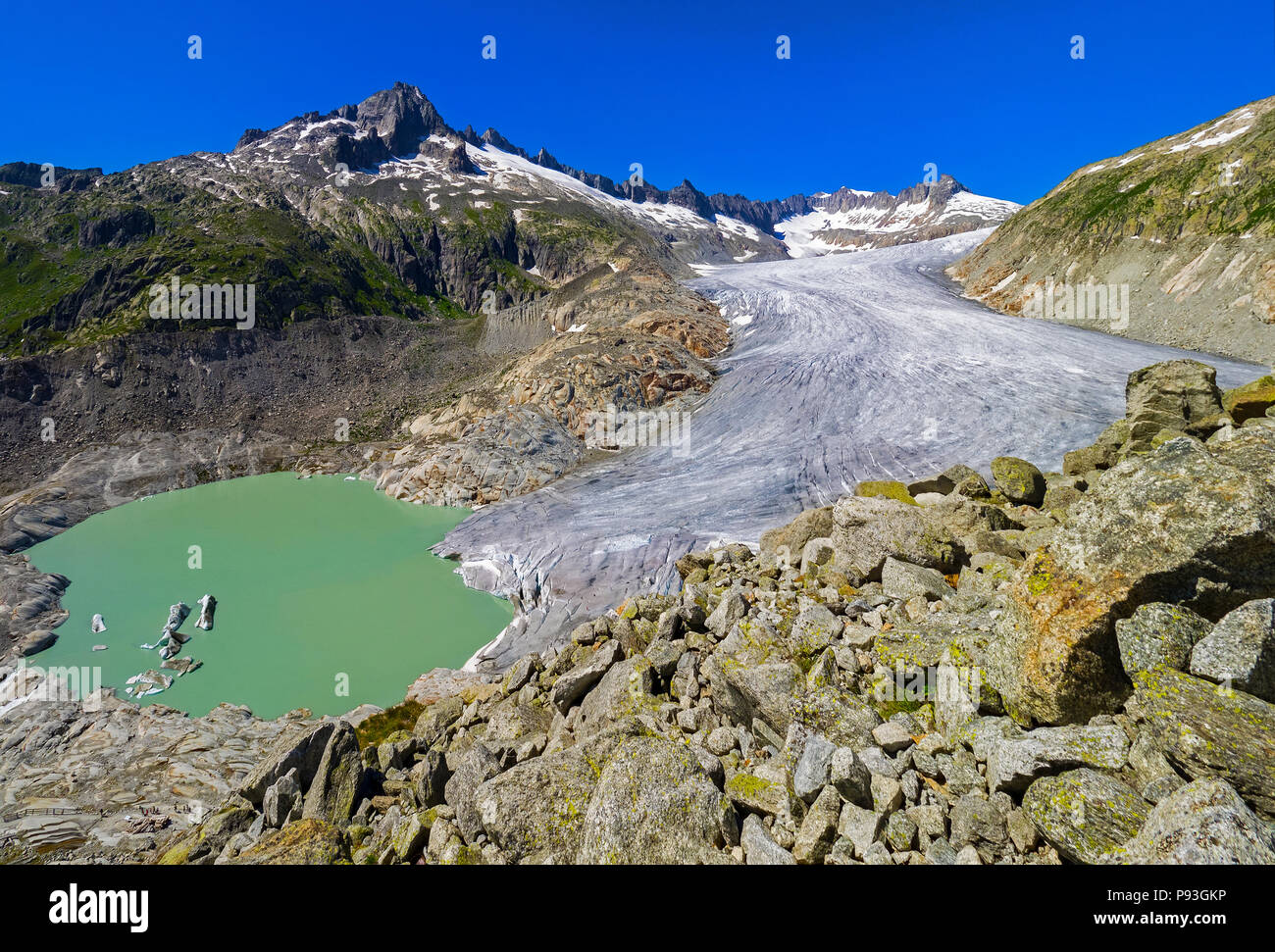 Rhonegletscher hi-res stock photography and images - Alamy