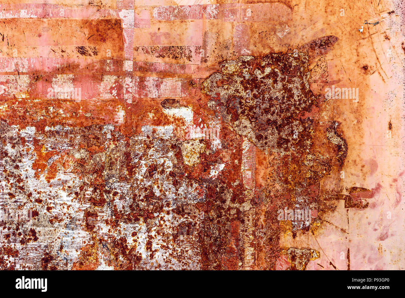 Rusty red metal surface texture background Stock Photo - Alamy