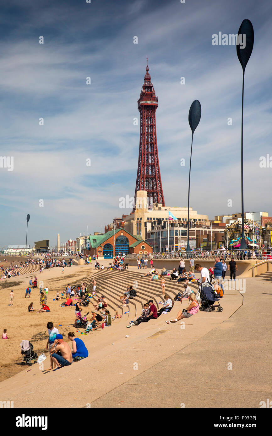 Beach On Promenade In Blackpool High Resolution Stock Photography and ...
