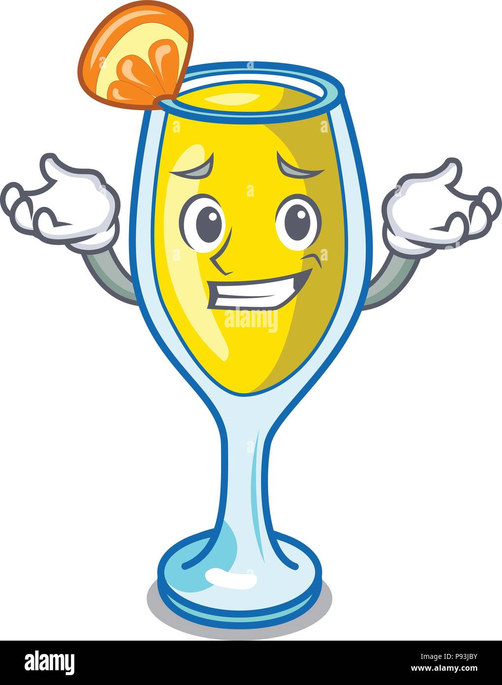Grinning mimosa character cartoon style Stock Vector Image & Art - Alamy