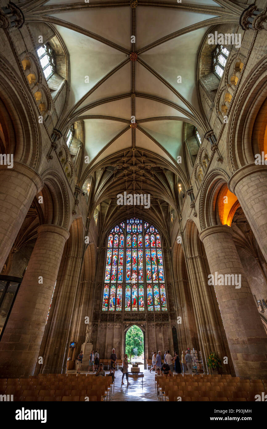 Gloucester cathedral nave hi-res stock photography and images - Alamy