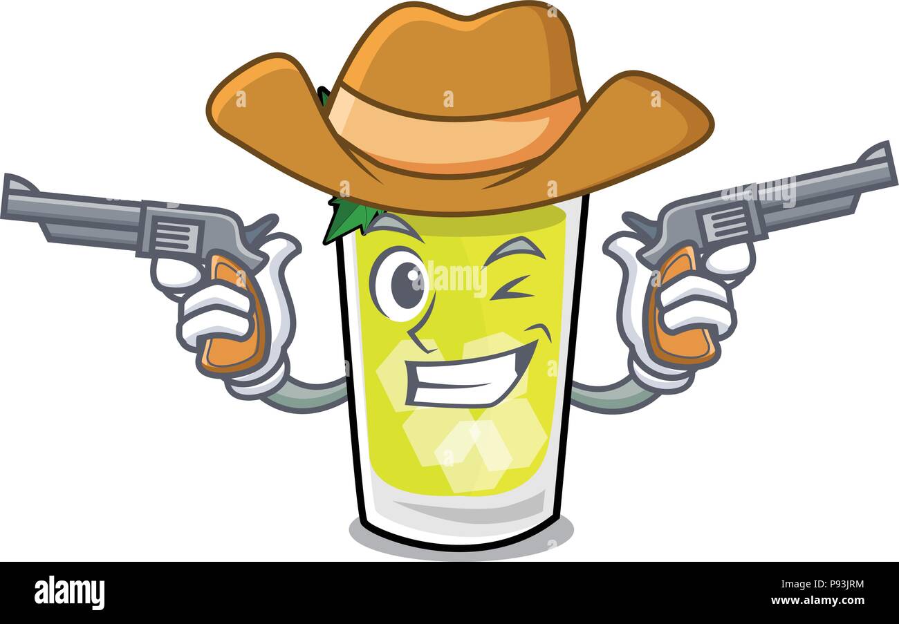 Cowboy mint julep character cartoon Stock Vector Image & Art - Alamy