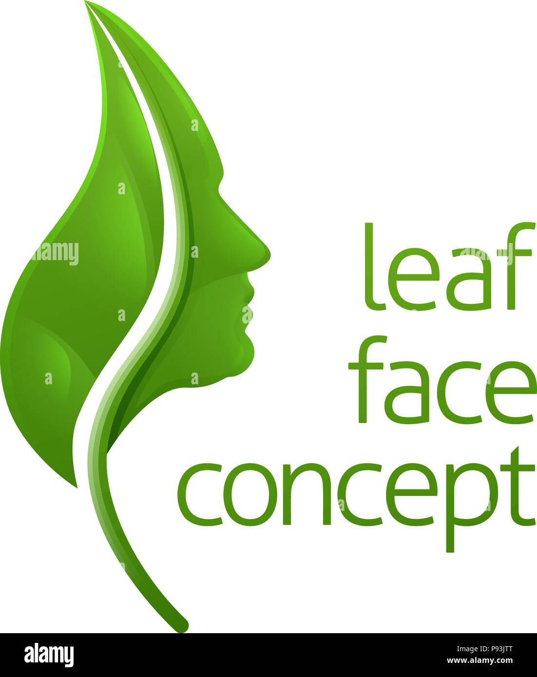 Face beauty hair care Stock Vector Images - Alamy