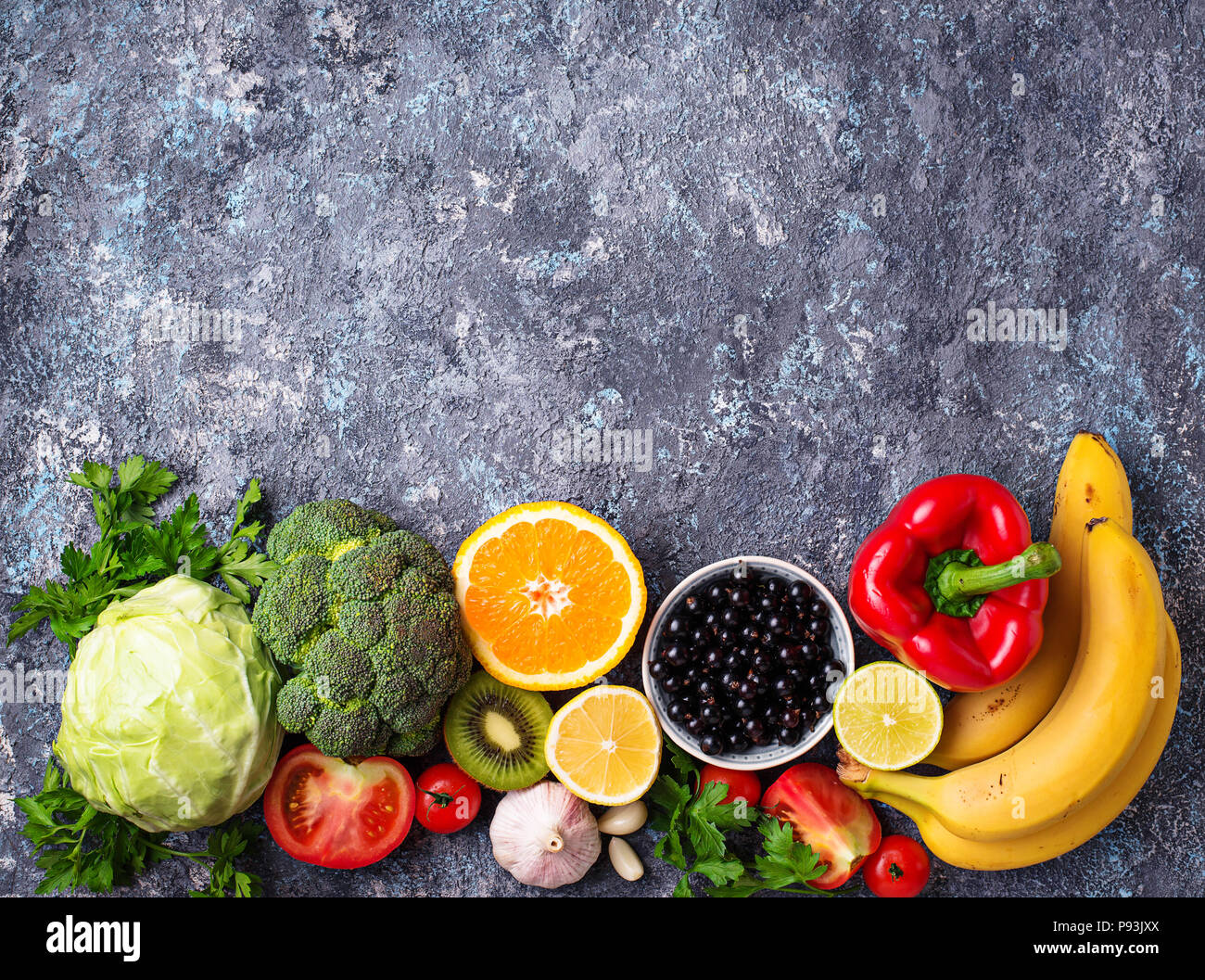 Healthy foods rich in hi-res stock photography and images - Alamy
