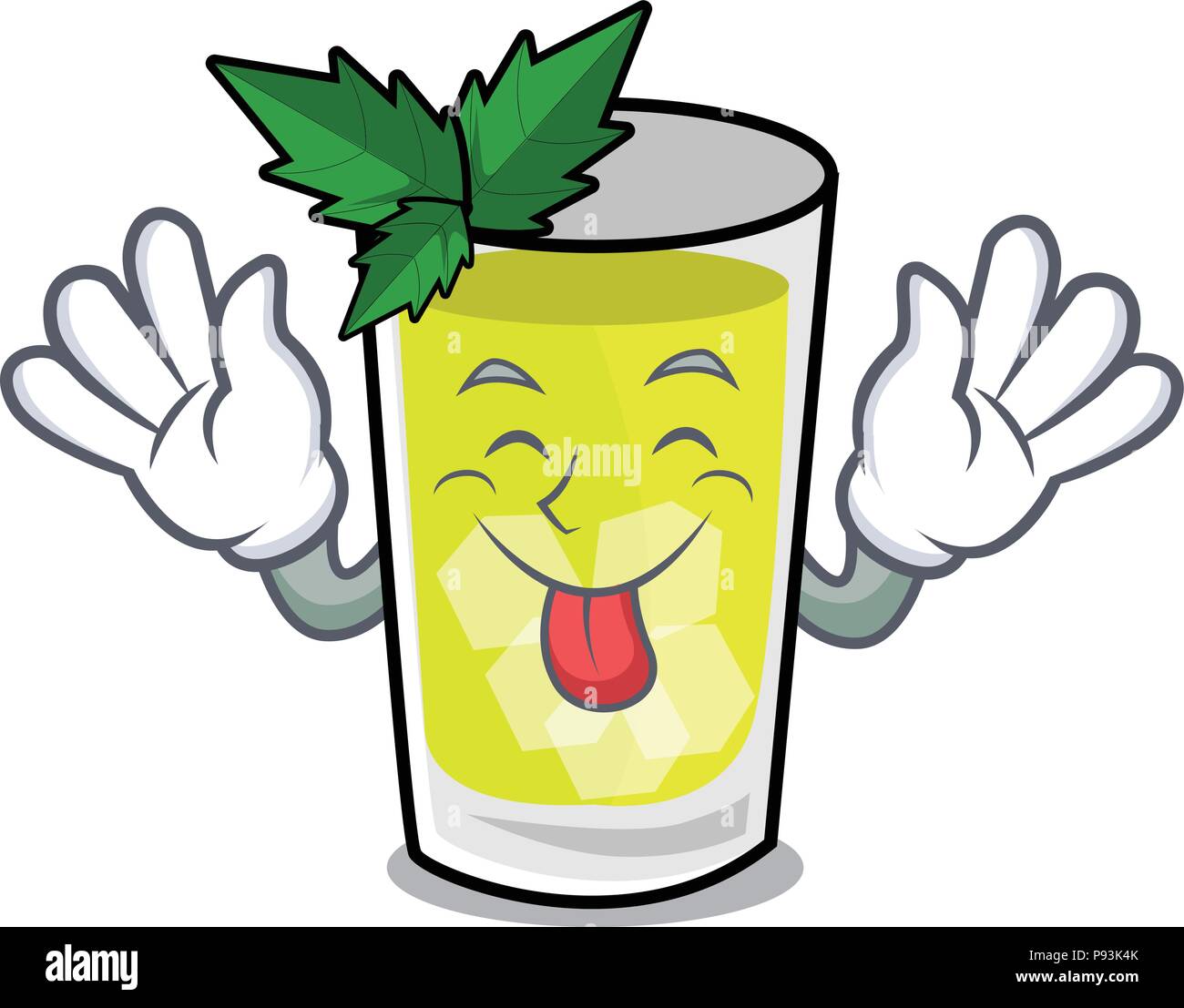 Mint tongue Stock Vector Images - Alamy