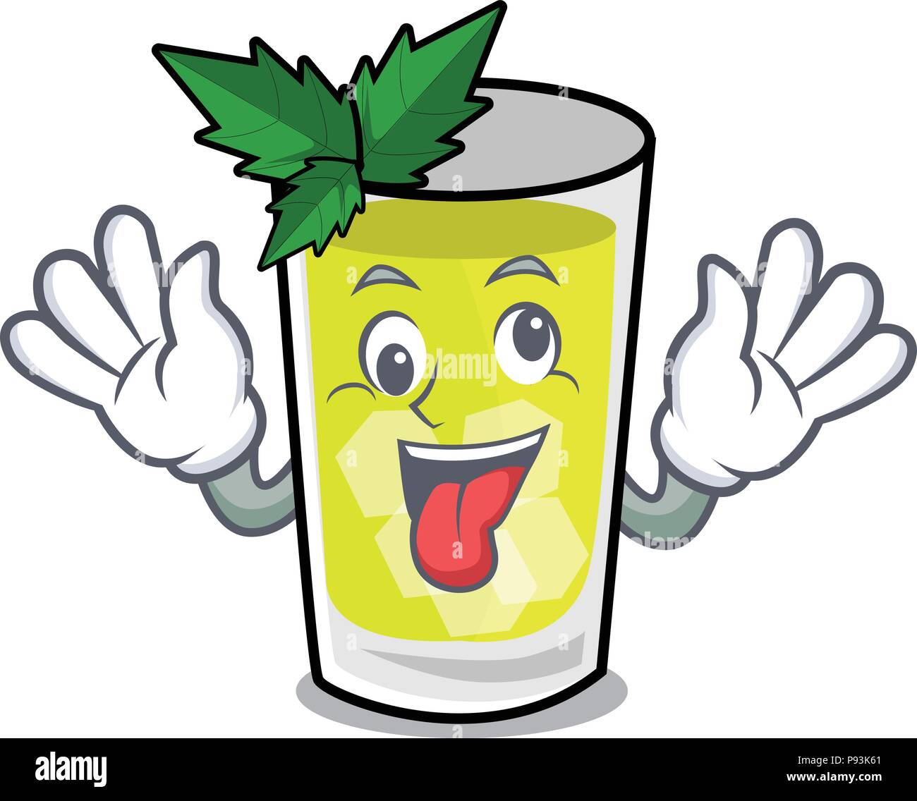 Crazy mint julep mascot cartoon Stock Vector Image & Art - Alamy