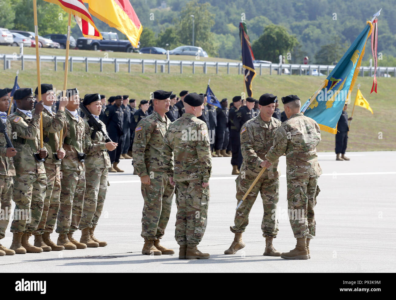 Col. Curtis A. Buzzard, outgoing commander of the Joint Multinational ...