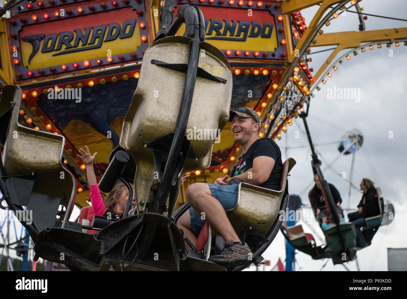 Tornado Ride At The Fair