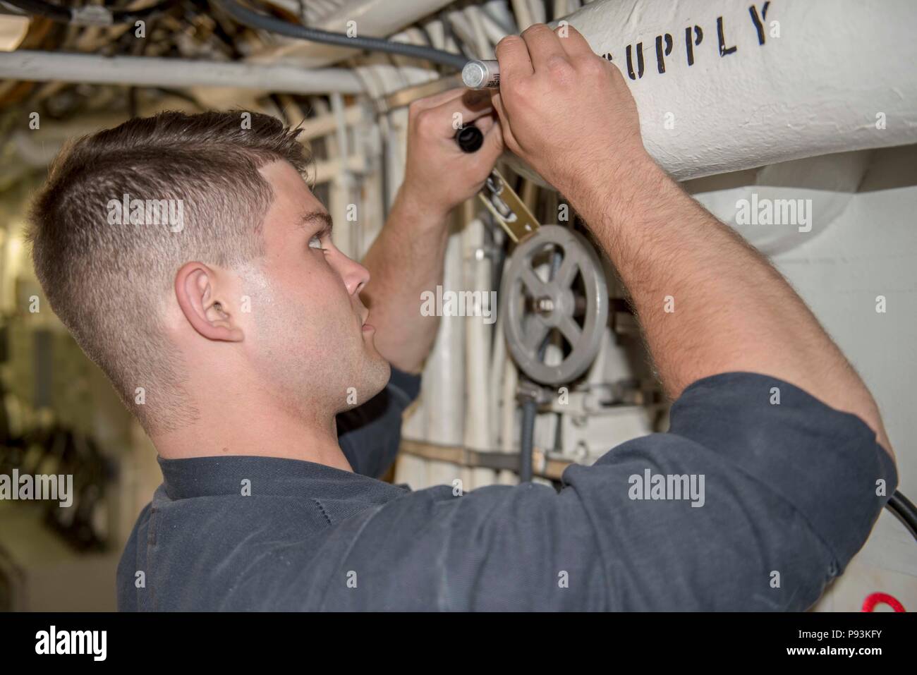 Frigate passageway hi-res stock photography and images - Alamy