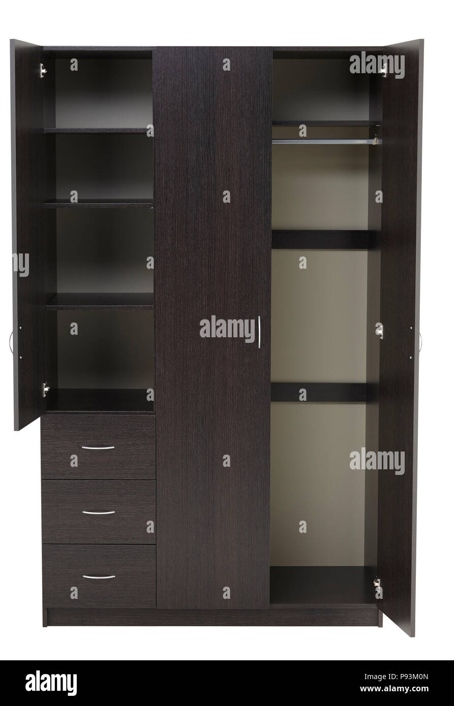 Wardrobe isolated on white background. Include clipping path Stock ...