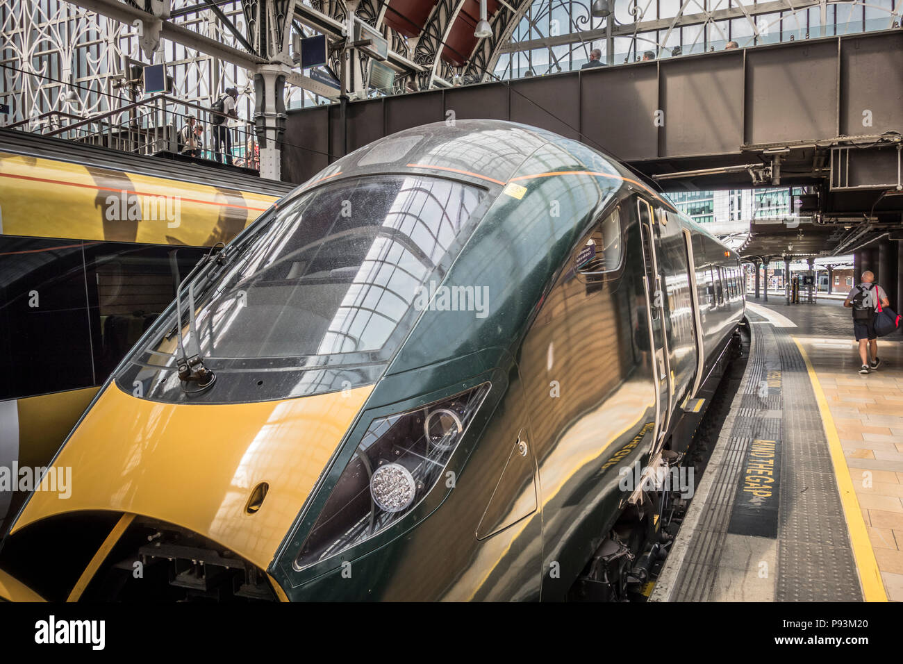 The windscreen of a Hitachi Class 800 Intercity Express Train at ...