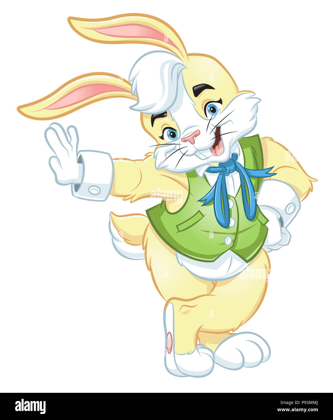 Easter Bunny Leaning Against Wall Stock Photo - Alamy